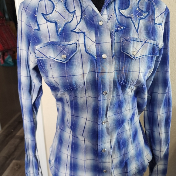 Tops | Womens Western Button Down Shirt | Poshmark